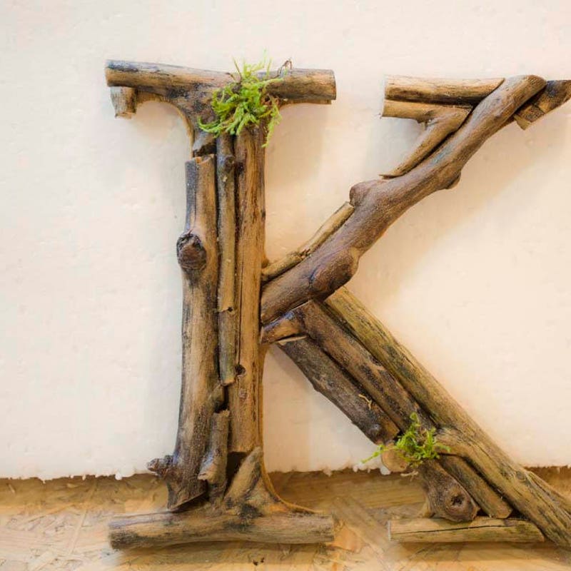 Rustic Wood Letters - Etsy