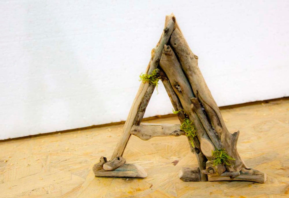 Driftwood Letterswooden Wall Letter Beach Home Art Family - Etsy