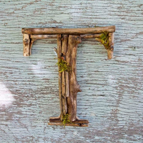 Wooden Letter T - Etsy