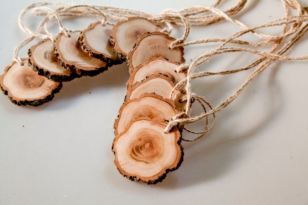 10 Blanktree Branch Tags Wood Slices Tree Slices Wedding - Etsy