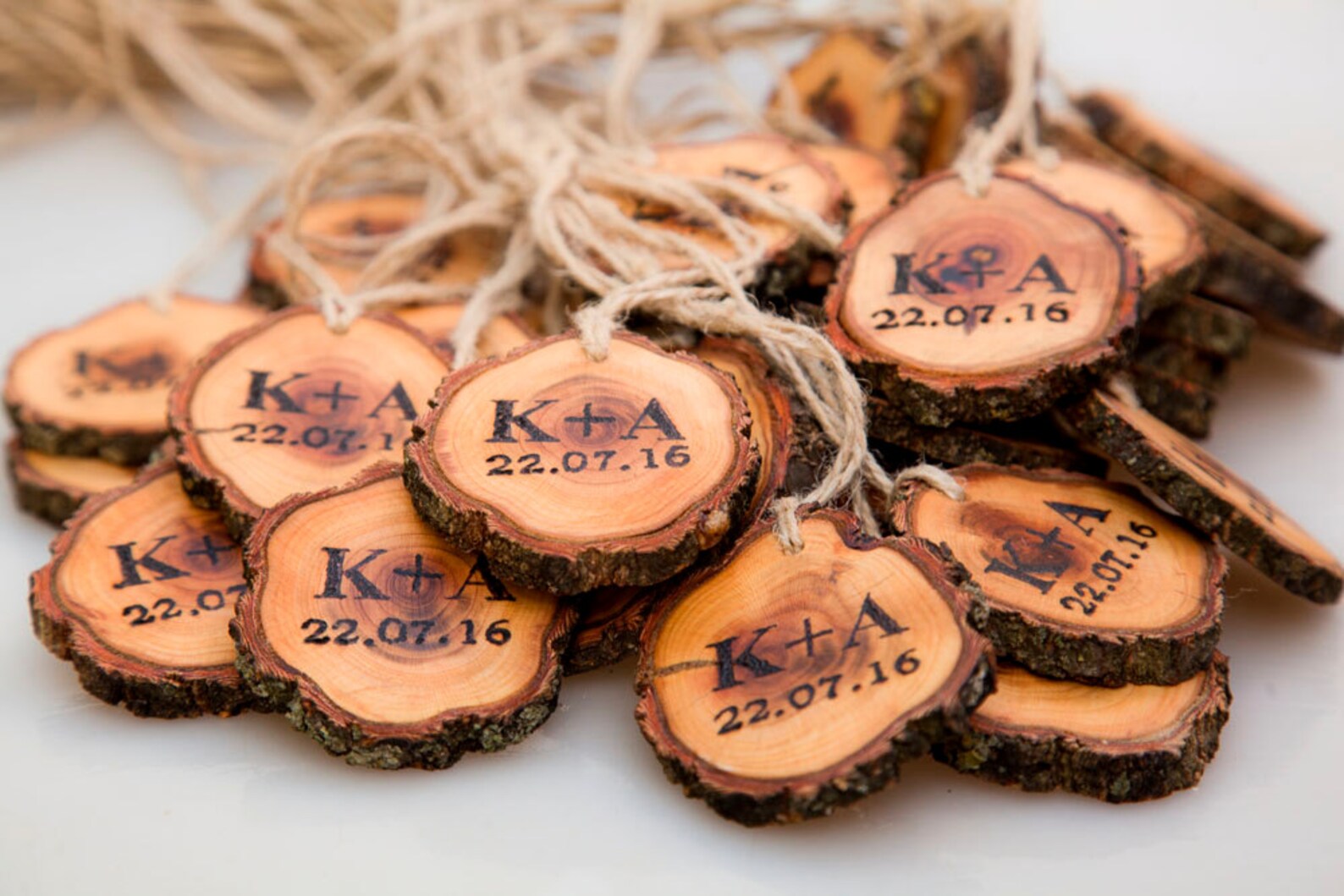 30 the Personal Tree Branch Tags Wood Slices Tree Slices - Etsy