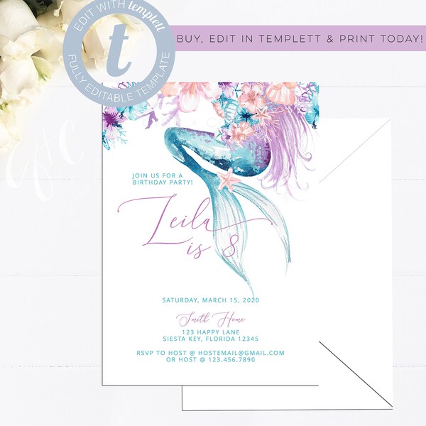 9th Birthday Pool Party Invitation - Etsy