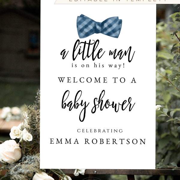 Welcome Little Man - Etsy