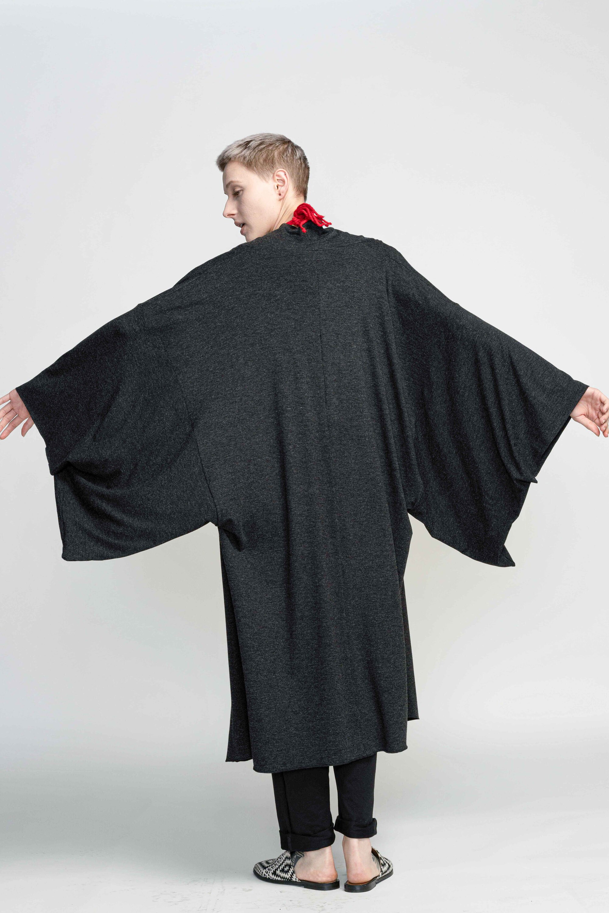 Unisex Japanese Haori Haori Jacket Kimono Jacket Haori Grey - Etsy