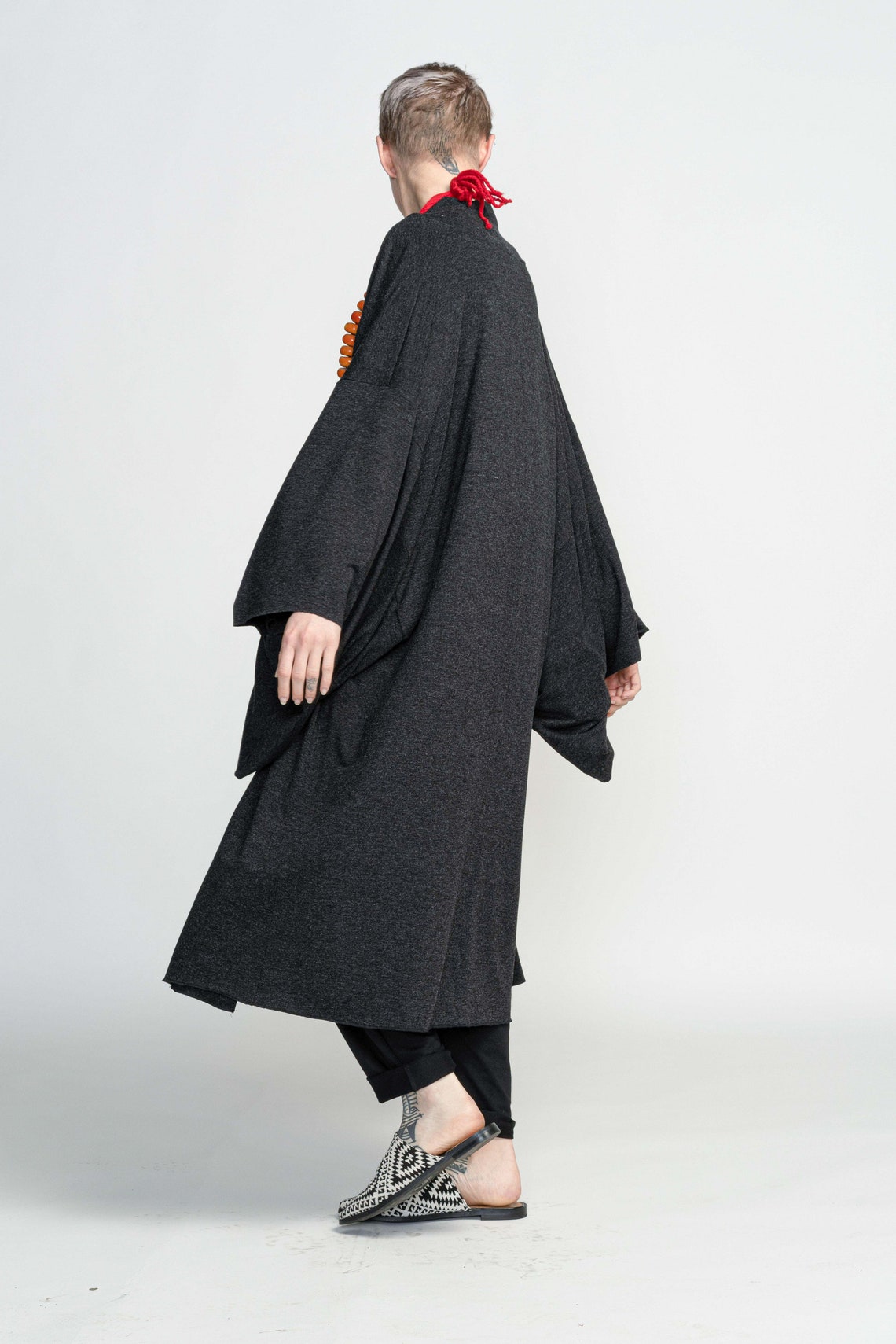 Unisex Japanese Haori Haori Jacket Kimono Jacket Haori Grey - Etsy