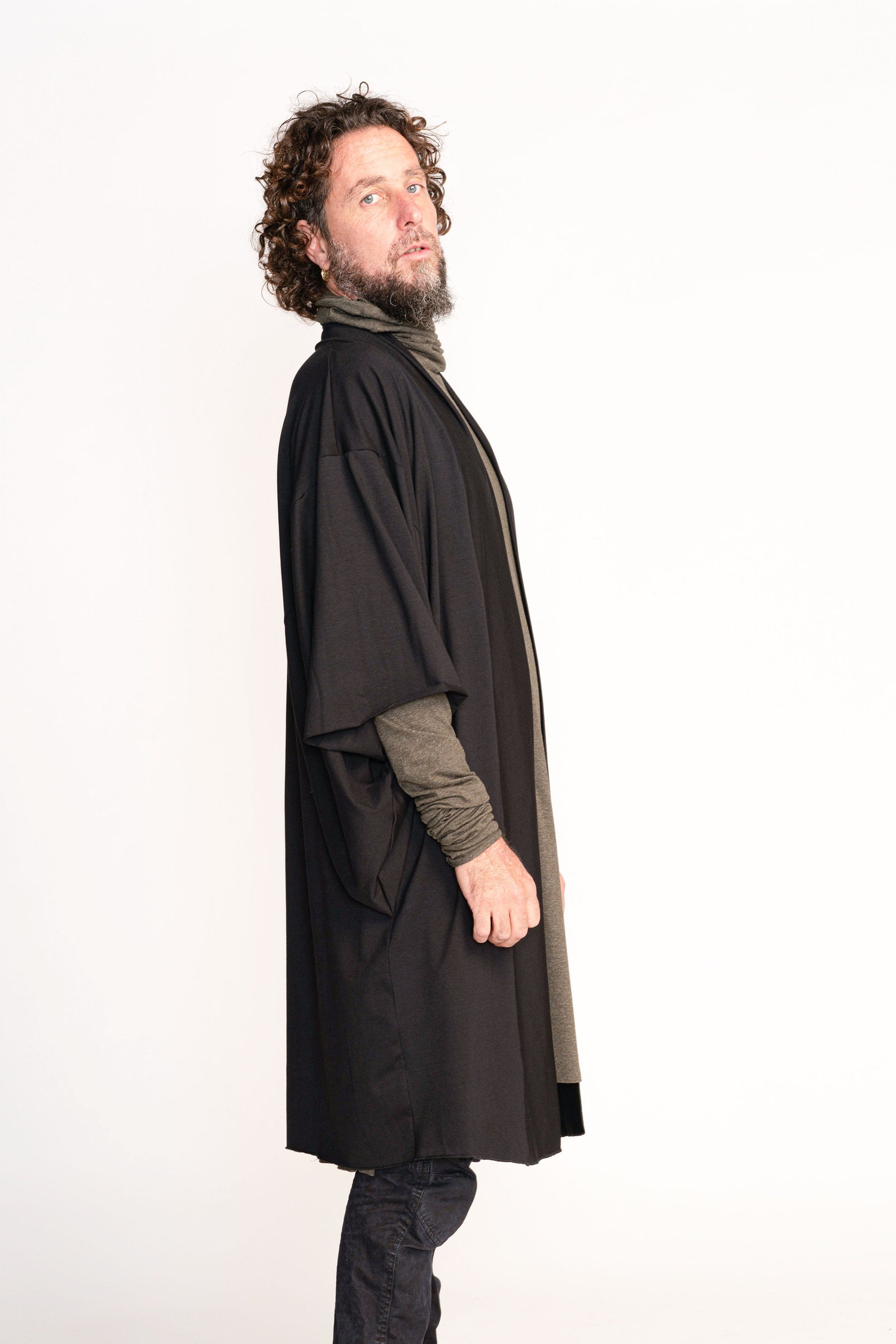 Haori Jacket, Men's Bohemian Haori, Men's Coat, Kimono Jacket for Men ...