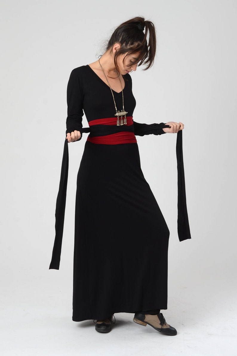 Red Obi Belt, Red Women's Belt, Boho Extra Long Belt, Women's Belt ...