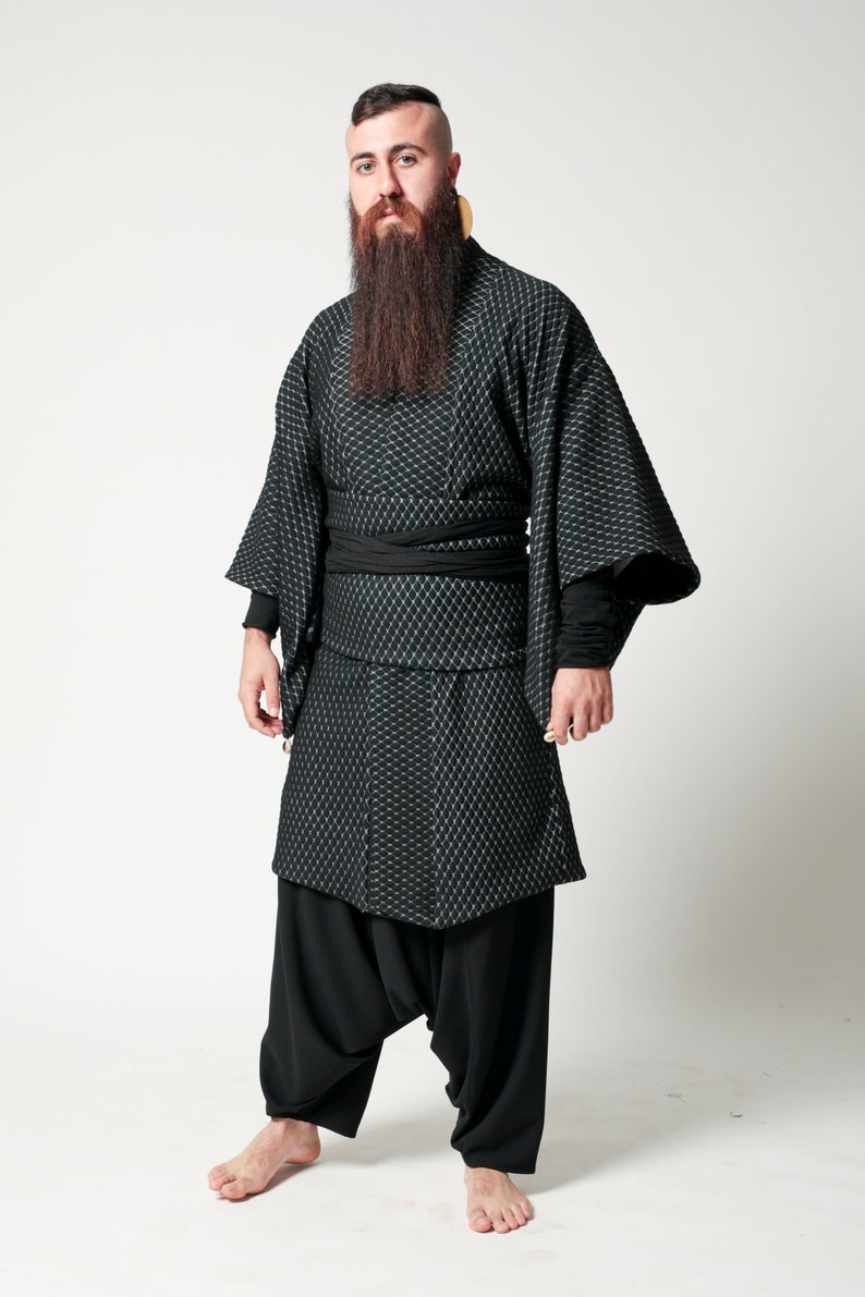 Winter Haori Kimono Jacket for Men, Quilt Haori Coat, Gender-neutral ...