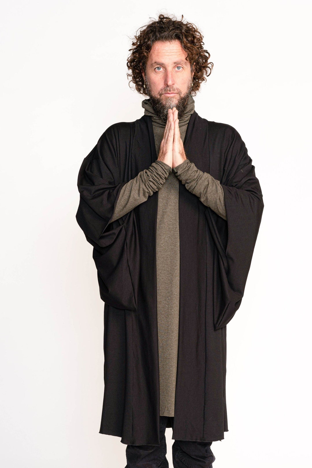 Haori Jacket, Men's Bohemian Haori, Men's Coat, Kimono Jacket for Men ...