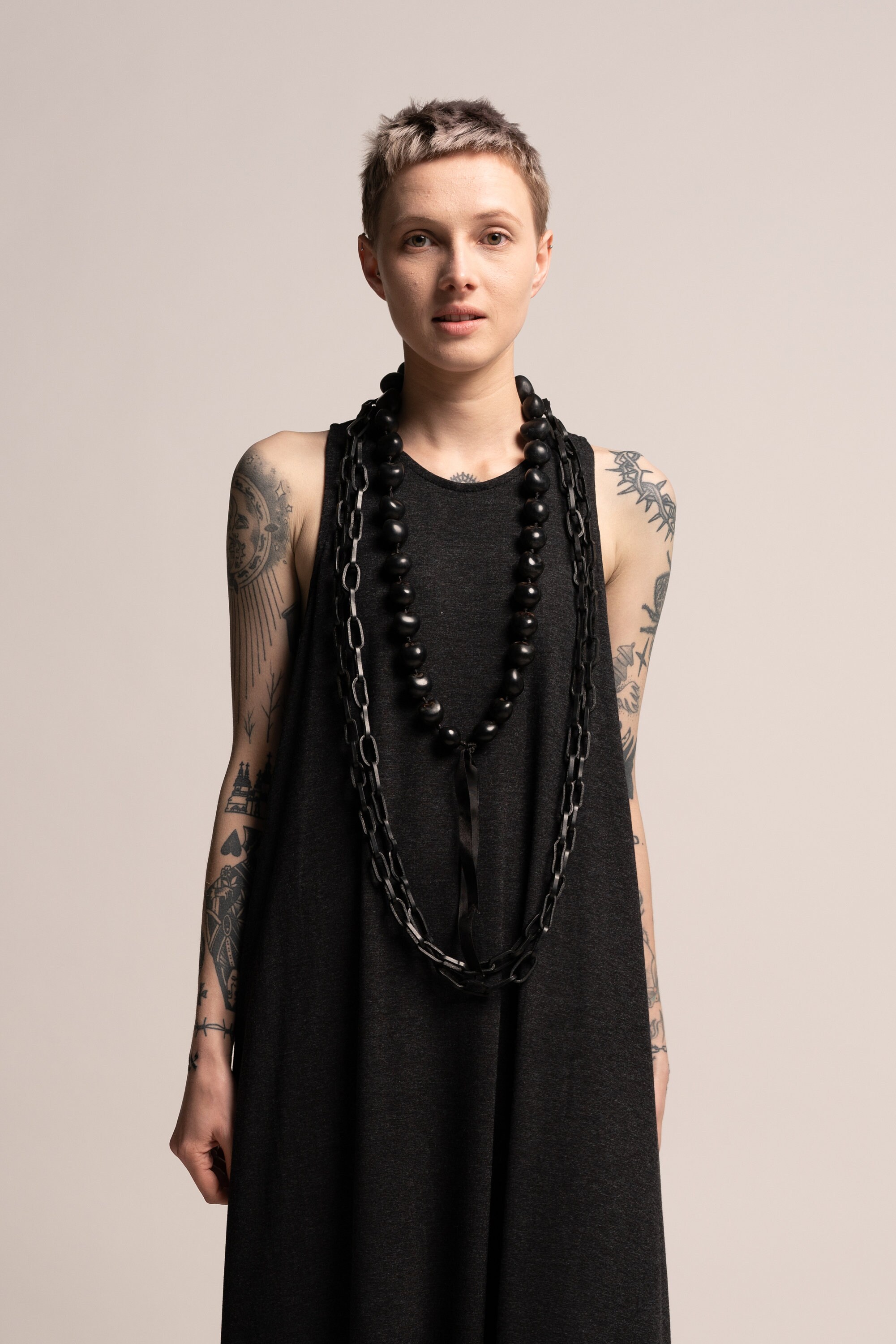 Gray Tank Dress A Line Dress Grey Maxi Dress Sleeveless - Etsy