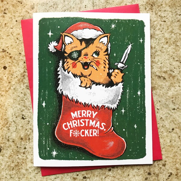 Funny Holiday Card - Etsy