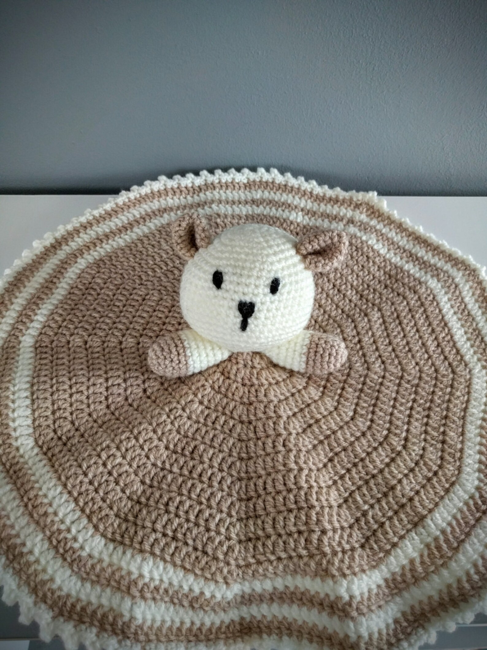 Lamby the Sheep Blanky - Crochet Pattern (PDF) - Instant Download, Baby ...
