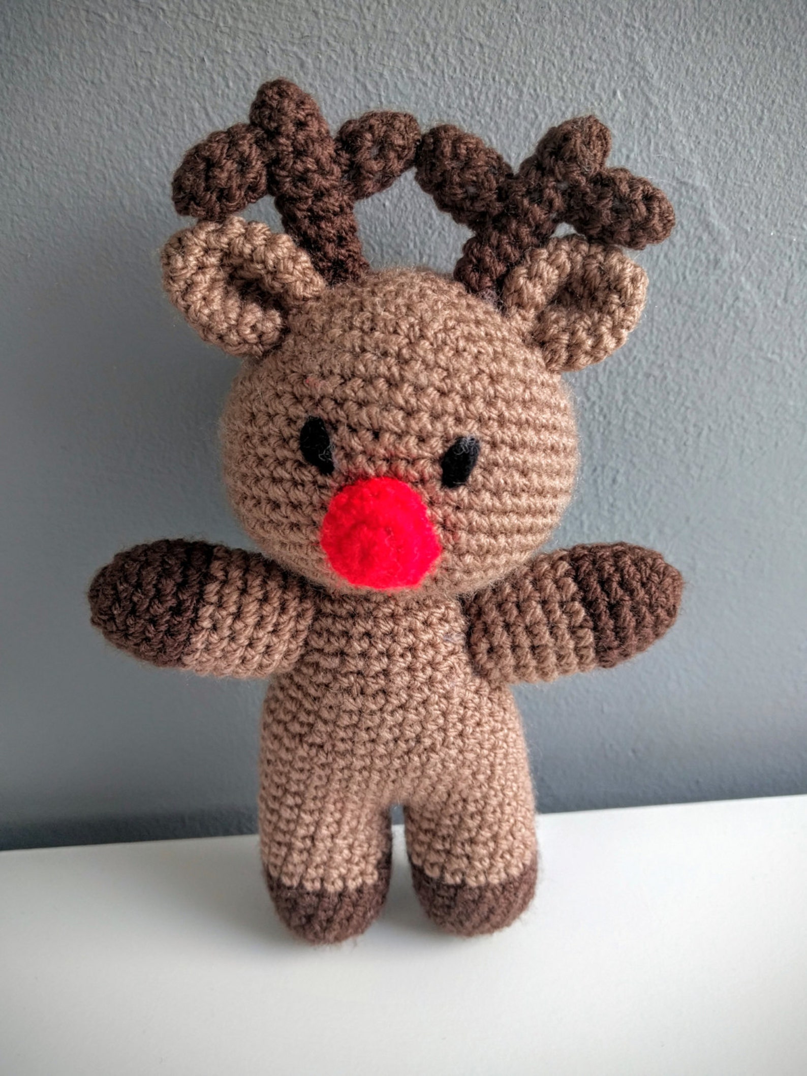 Rudolph the Reindeer - Crochet Pattern (PDF) - Etsy