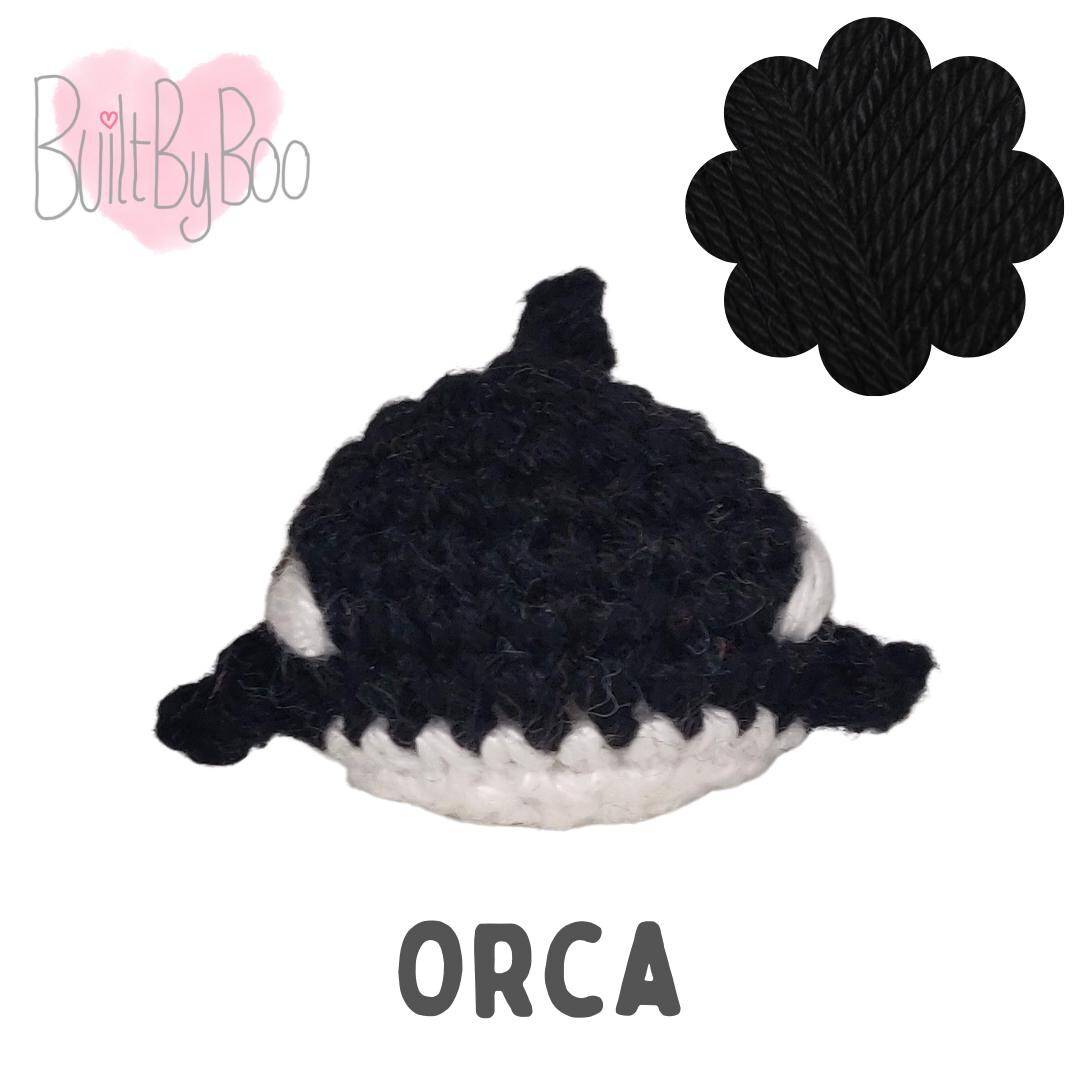 Little Balls of Happy - Orca - Crochet Keyring, Keychain, Collectible ...