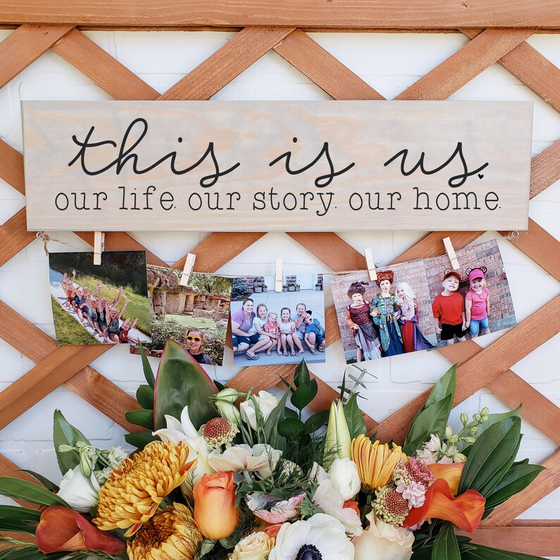 This is Us Photo Display Board Picture Display Board - Etsy