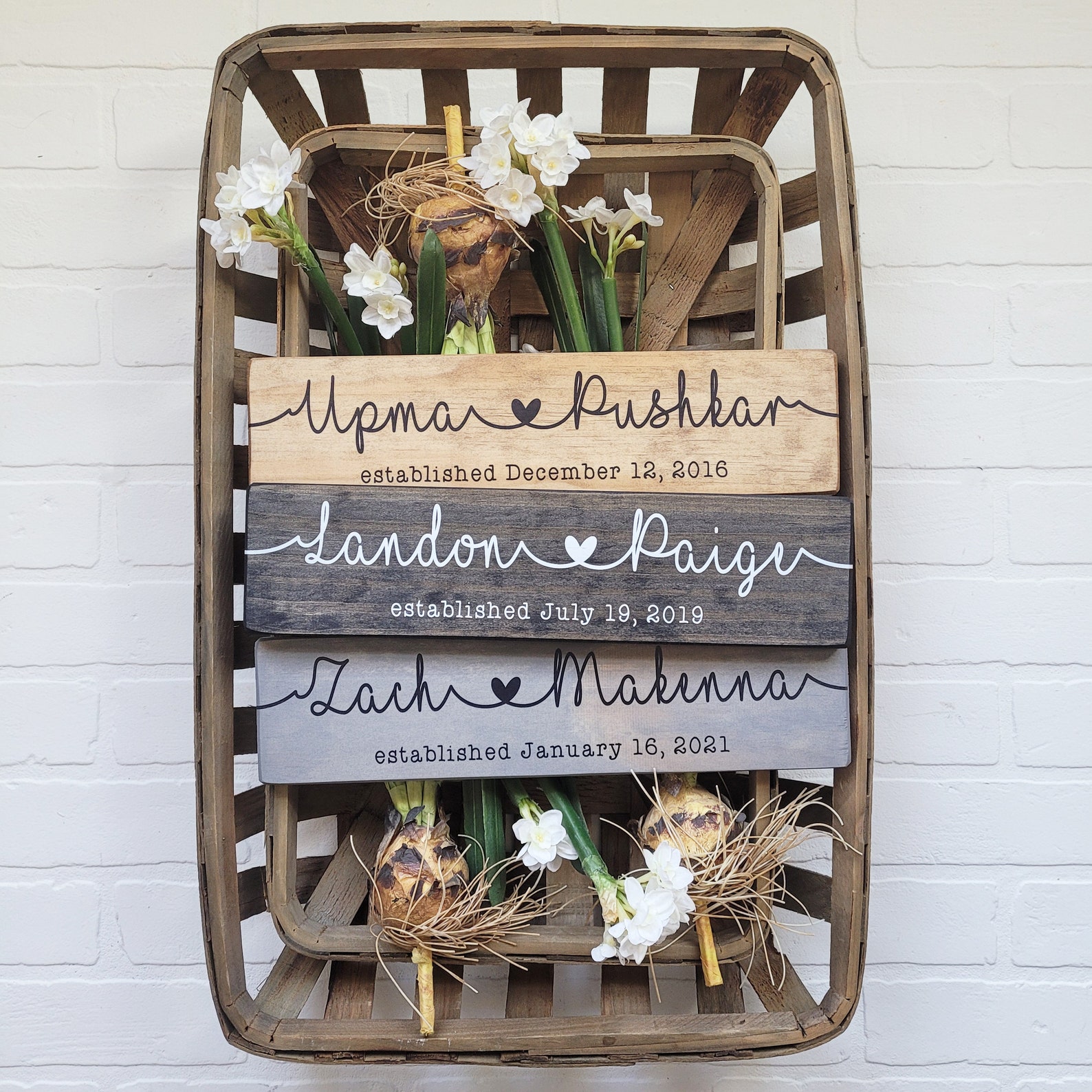 Personalized Couple Names Sign Wedding Gift Idea - Etsy