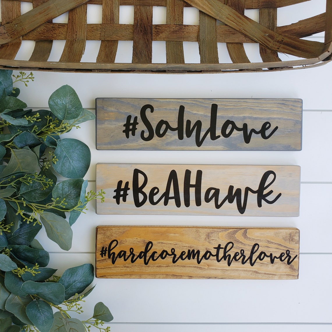 Custom Hashtag Wood Sign Photography Prop Business | Etsy