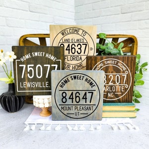 Zip Code Sign | Personalized Location Sign | Zip Code, City and State ...