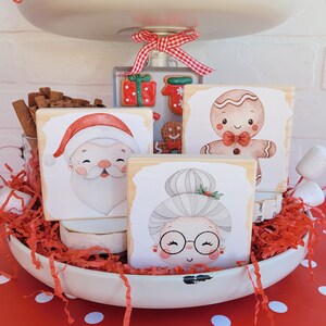 Santa and Mrs. Claus' Kitchen Christmas Mini Signs - Etsy