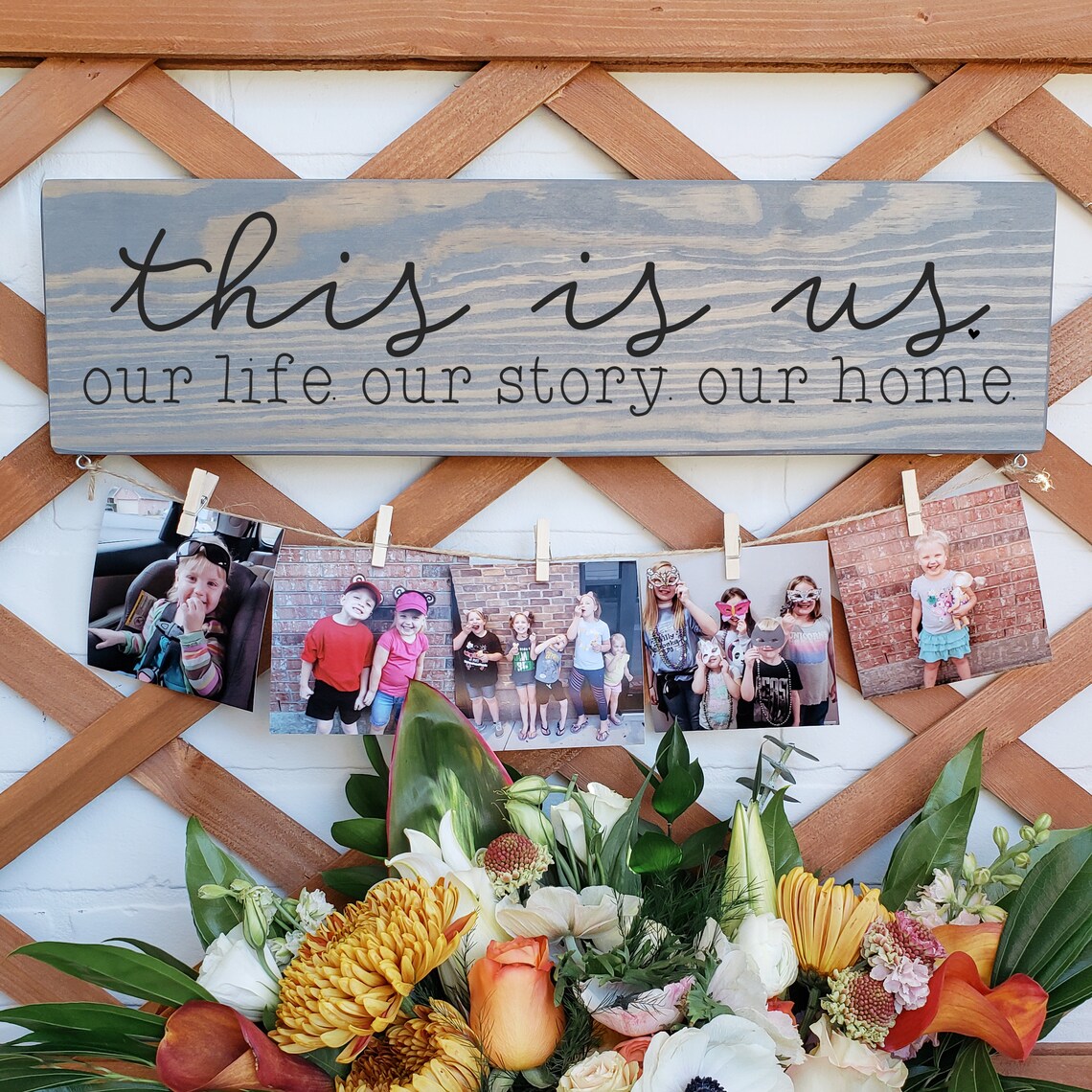 This is Us Photo Display Board Picture Display Board - Etsy
