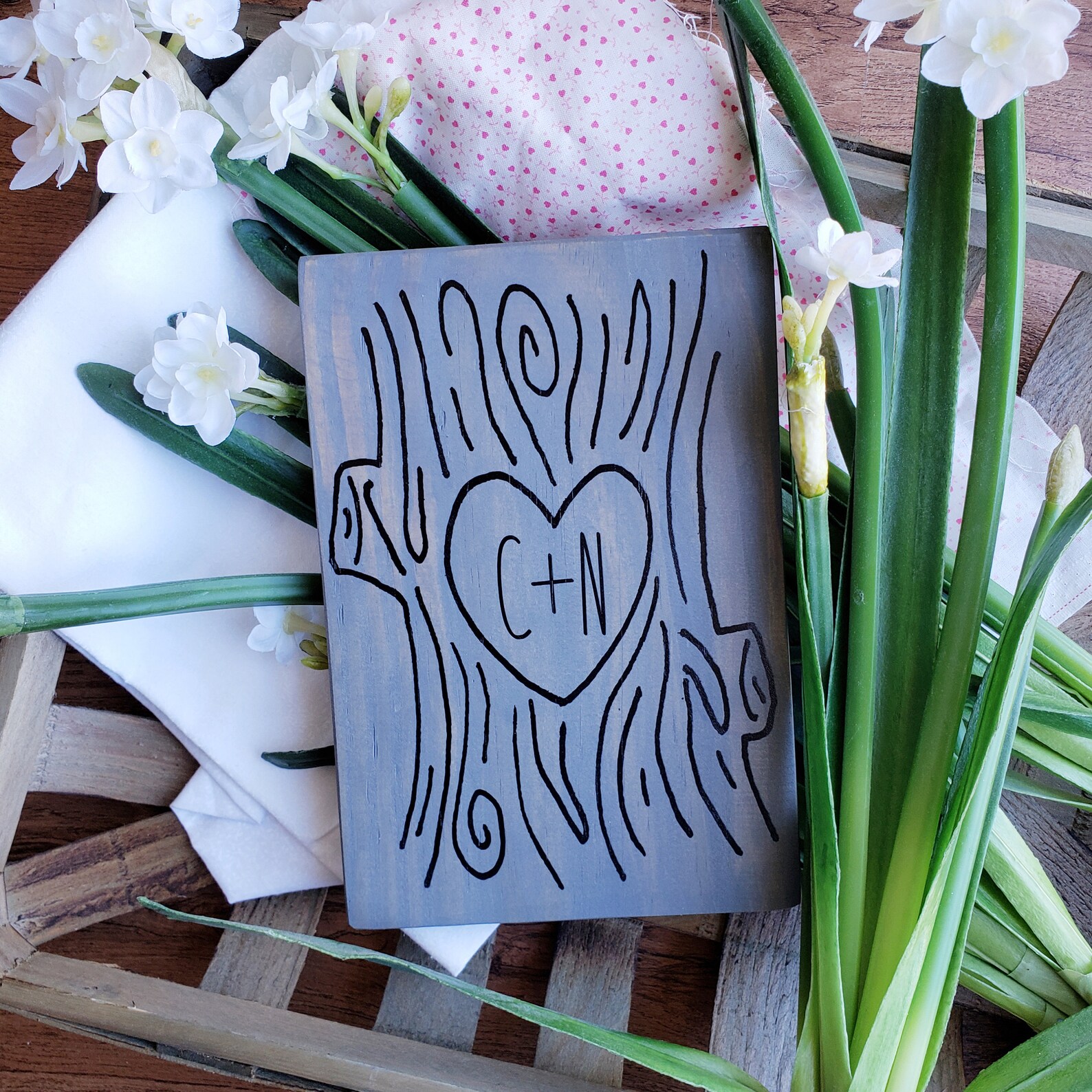 Couple's Initial Sign Collection Choose from 3 different | Etsy