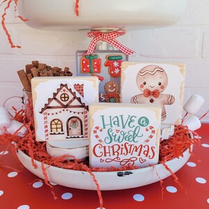 Santa and Mrs. Claus' Kitchen Christmas Mini Signs - Etsy