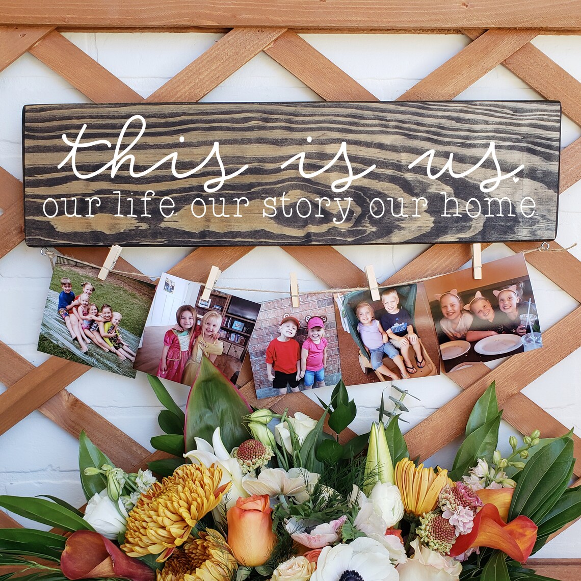 This is Us Photo Display Board Picture Display Board - Etsy