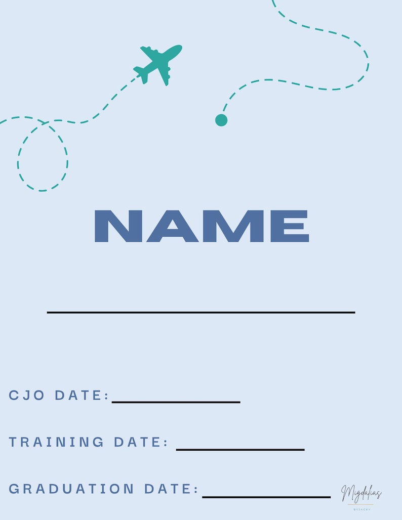 Flight Attendant Training Planner - Etsy