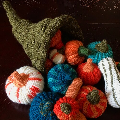 Thanksgiving Cornucopia Crochet Pattern Instant Download PDF | Etsy