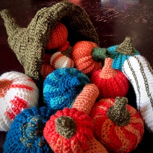 Thanksgiving Cornucopia Crochet Pattern, Instant Download PDF, Fall ...