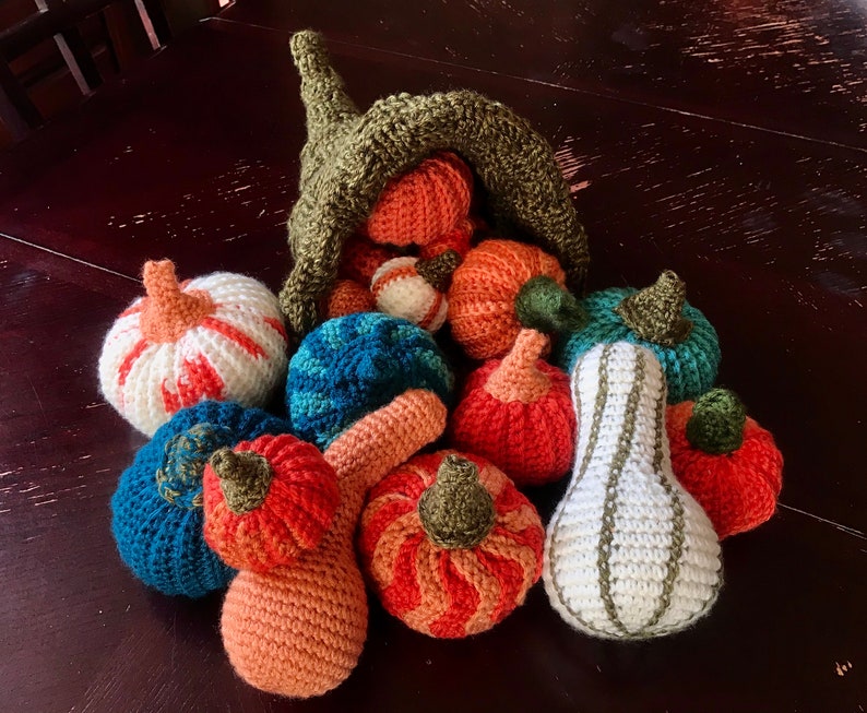 Thanksgiving Cornucopia Crochet Pattern Instant Download PDF | Etsy