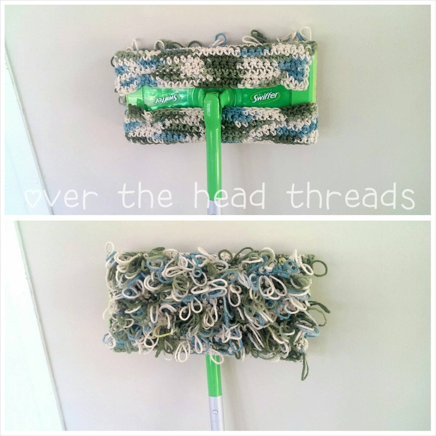 Mop Cover Crochet Pattern Eco-friendly Reusable Wet Duster - Etsy