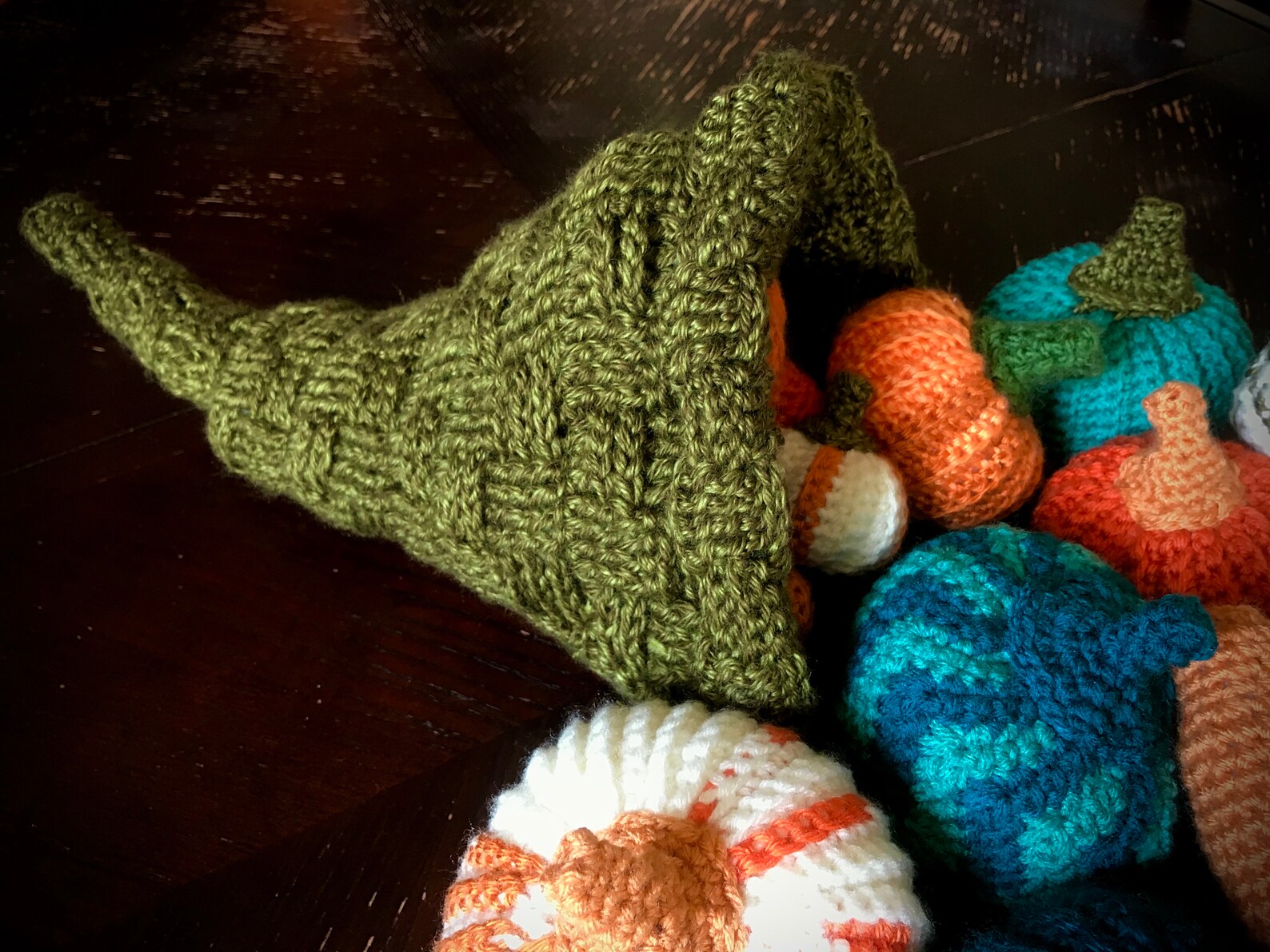 Thanksgiving Cornucopia Crochet Pattern Instant Download PDF | Etsy