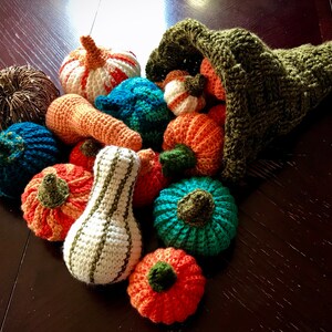 Thanksgiving Cornucopia Crochet Pattern, Instant Download PDF, Fall ...