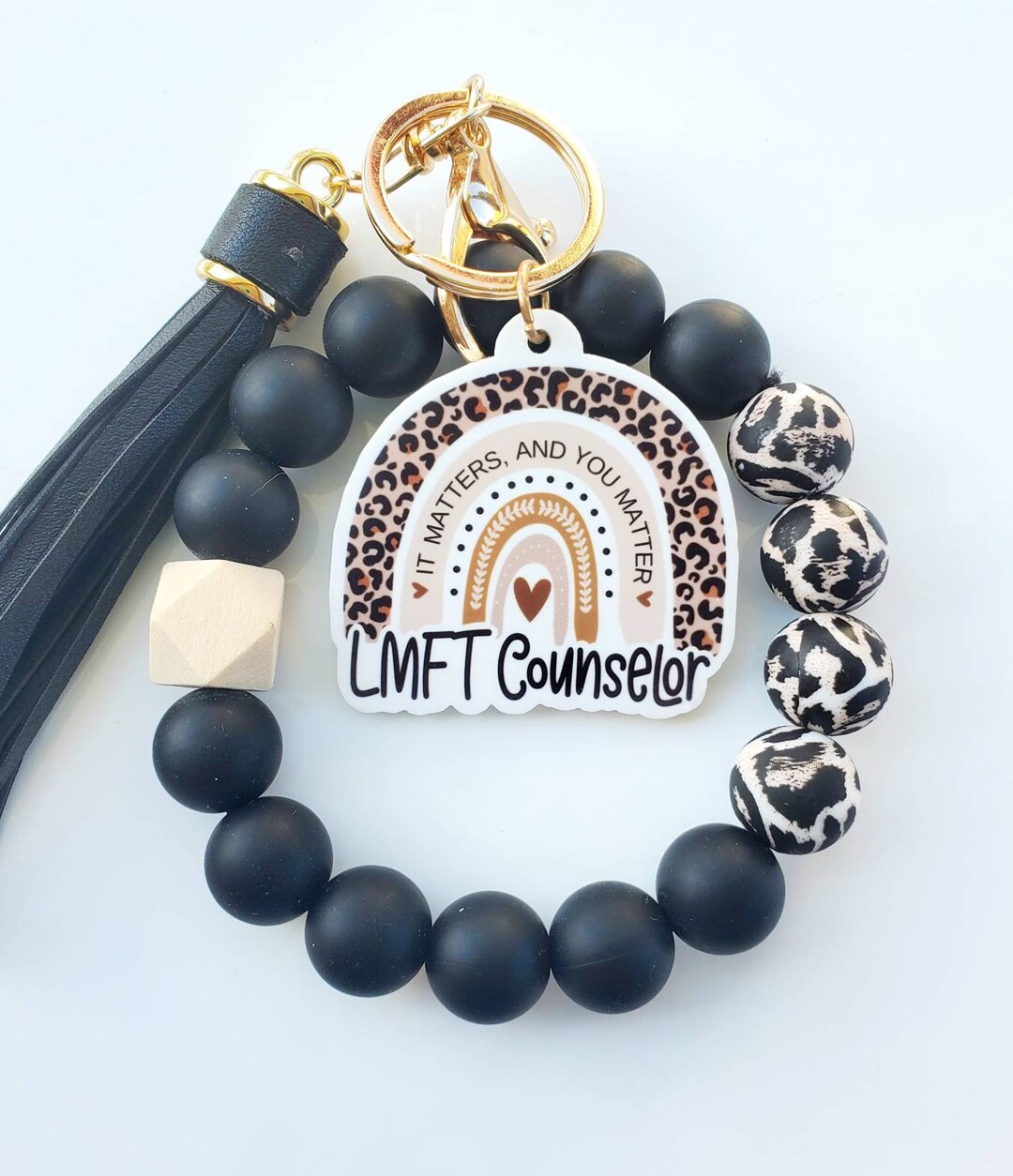 LMFT Counselor Keychain | LMFT Counselor Wrist Keychain Holder ...
