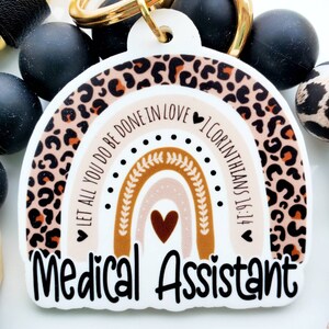 Medical Assistant Keychain | Medical Wrist Keychain Holder | Medical ...
