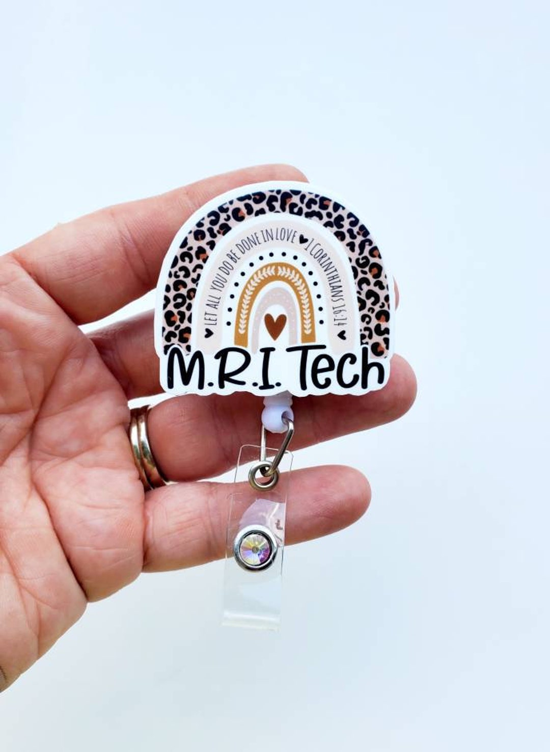 MRI Rainbow Badge | MRI Tech Badge - Etsy