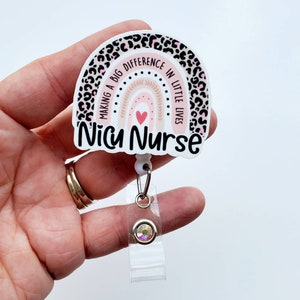 Nicu Nurse Badge | Nicu Nurse Rainbow Badge | Nicu Nurse Gift | Nicu ...