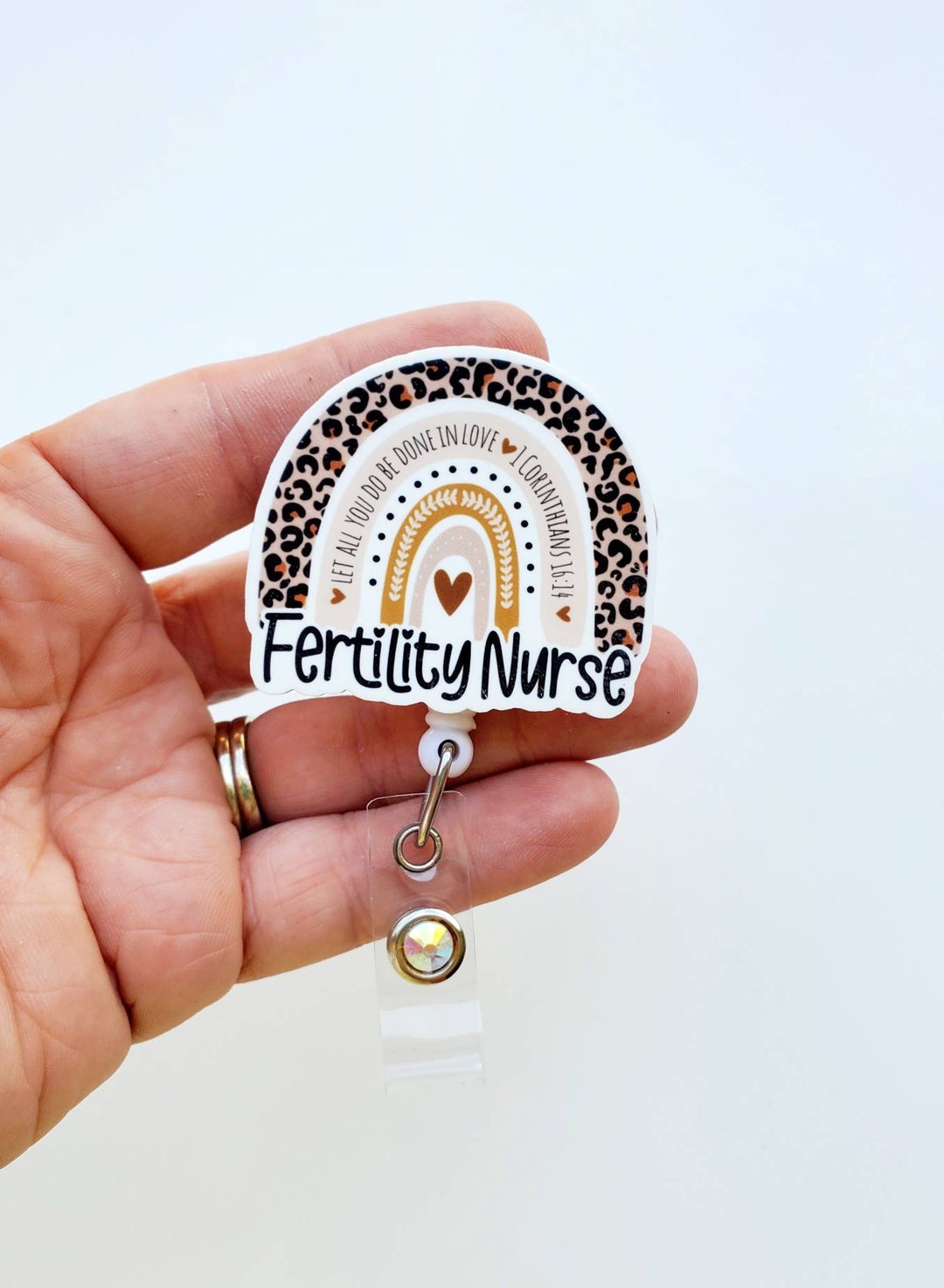 Fertility Nurse Badge Reel | Fertility Badge Reel | Fertility Badge ID ...