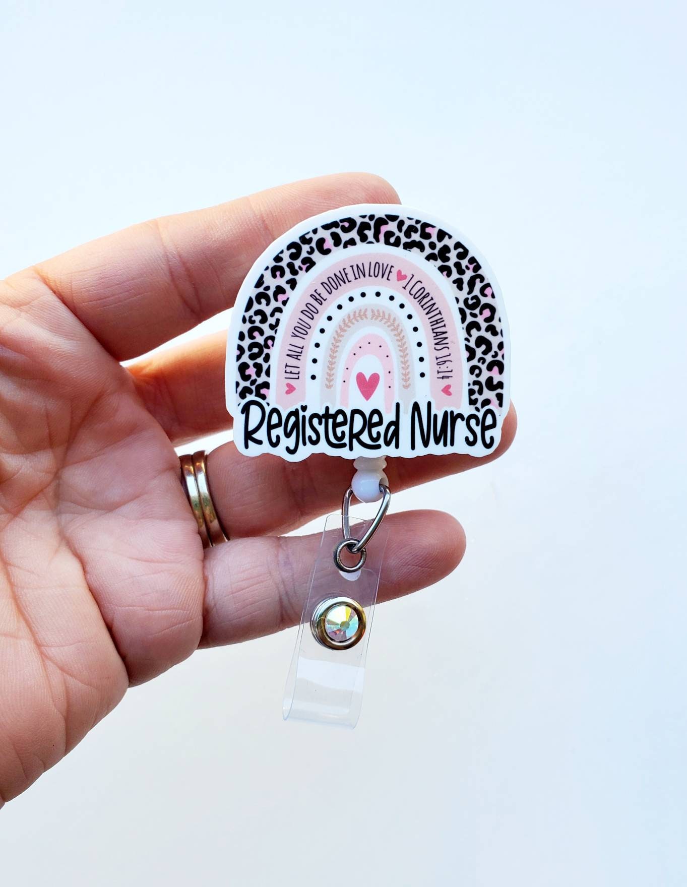 Registered Nurse Badge Reel RN Badge Reel Retractable - Etsy