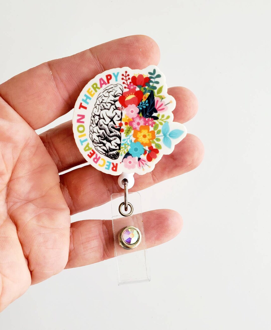 Recreation Therapist Badge Reel Retractable Badge Recreation Therapist ...