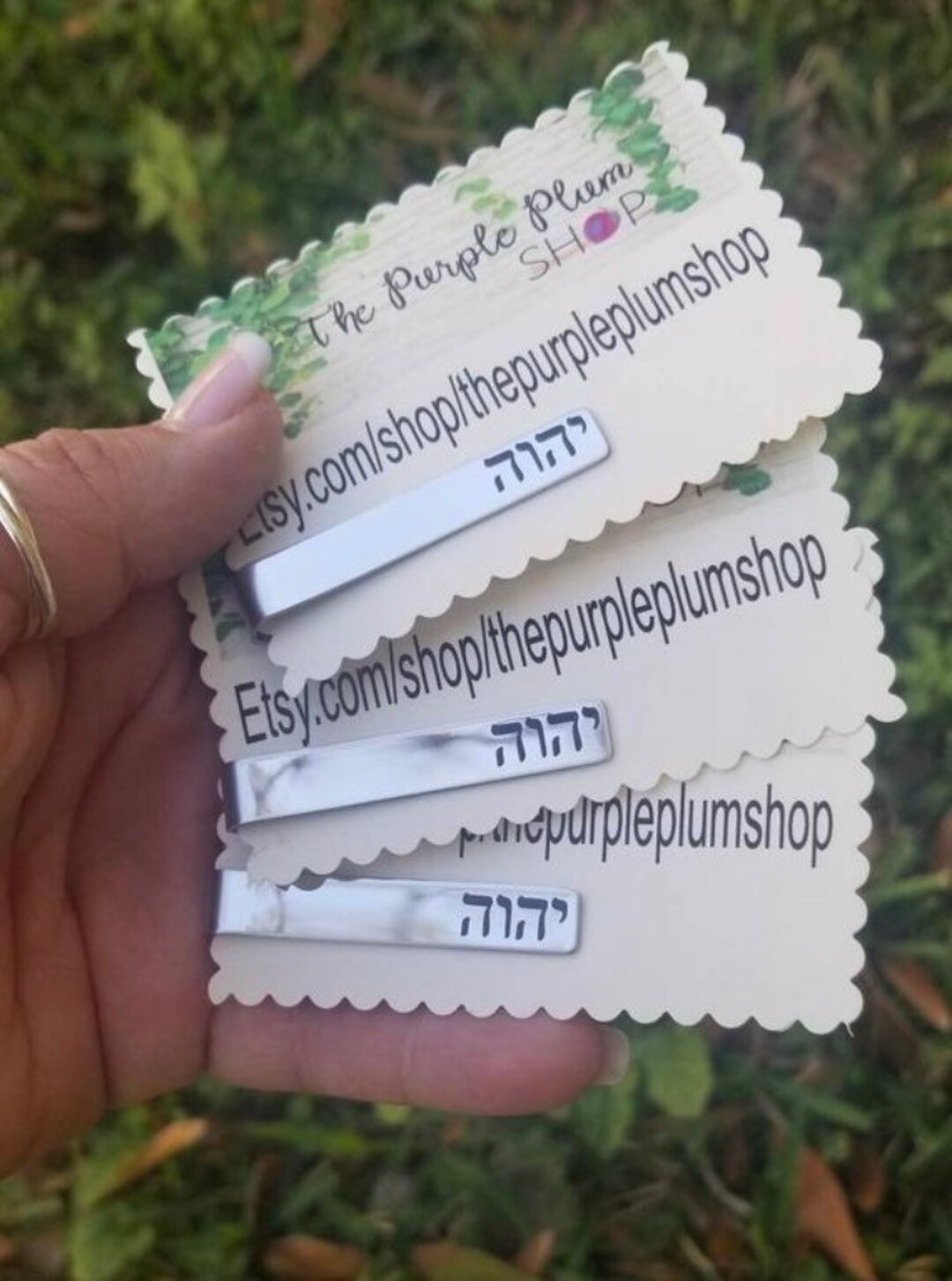 Tetragrammaton Tie Clip/ Hebrew Yhwh/ Jw Gift for Men/ Gift for ...