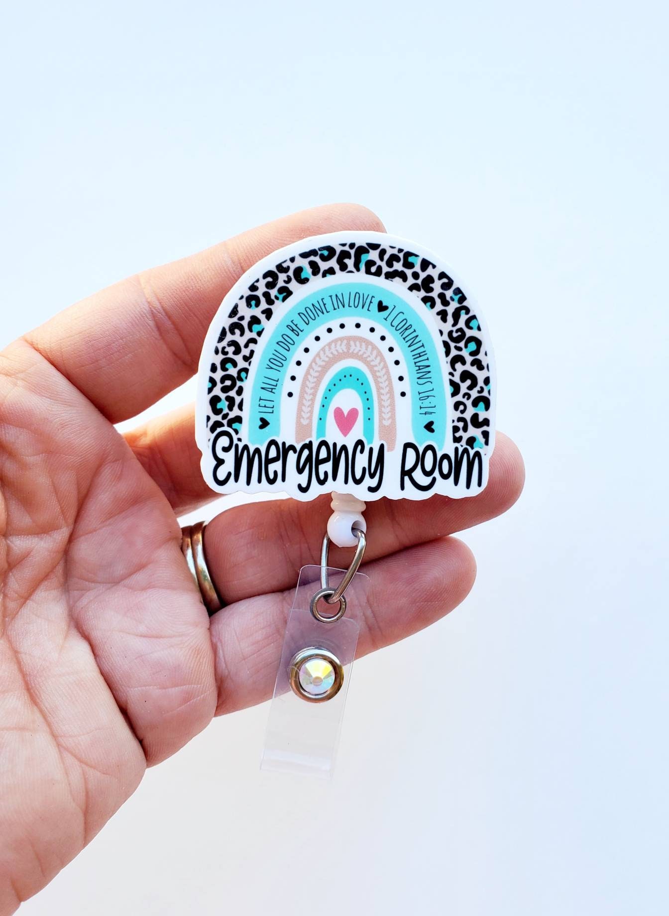 Emergency Room Badge Reel ER Nurse Badge Emergency Room - Etsy