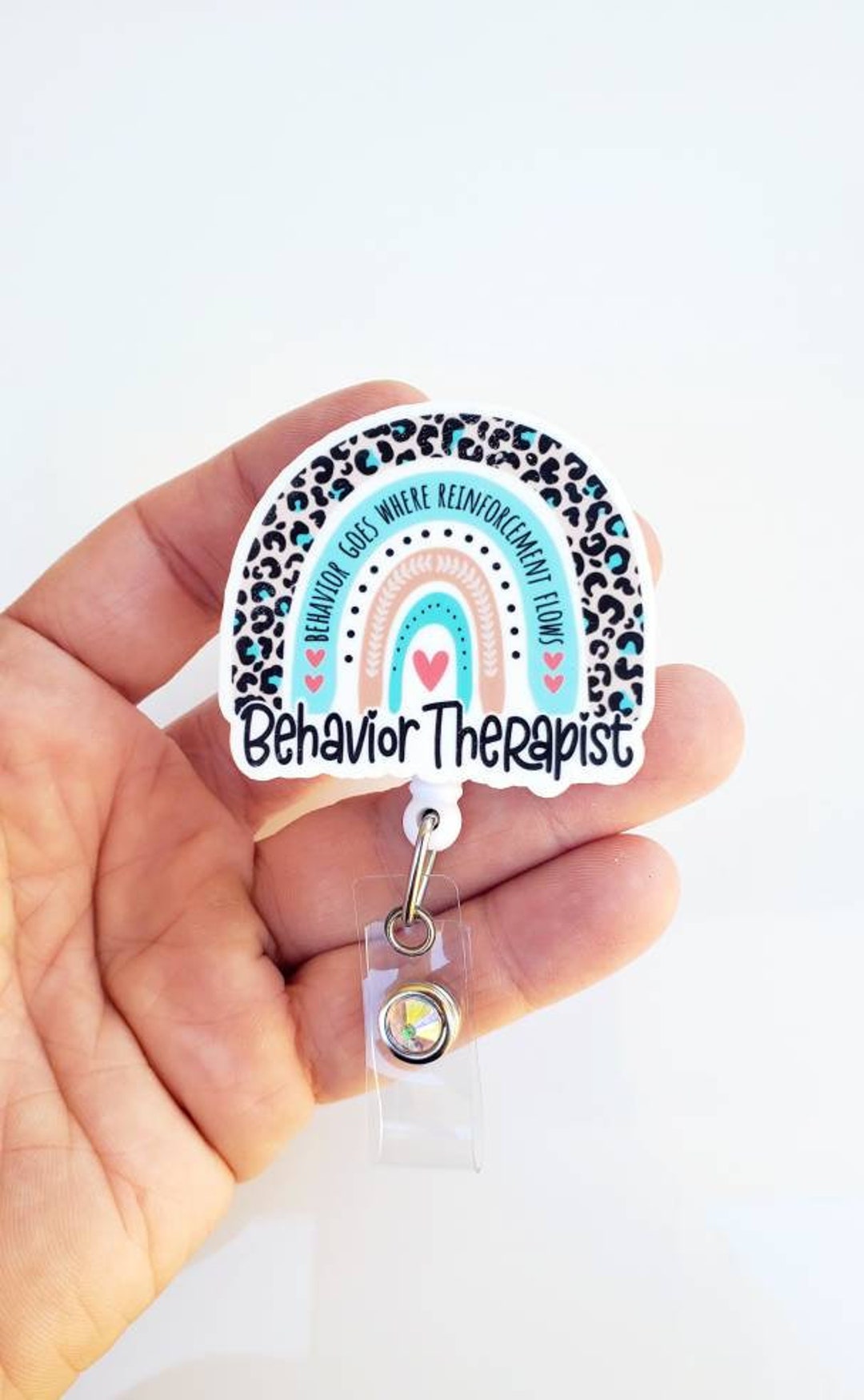 Behavior Therapist Badge Reel | Behavior Therapist Carabiner | Behavior ...