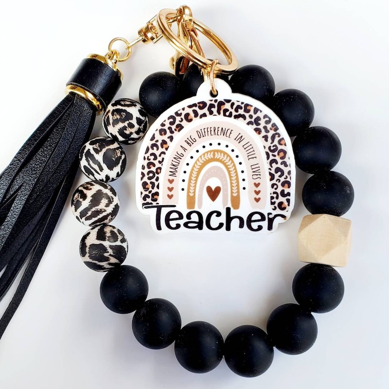 Teacher Keychain - Etsy