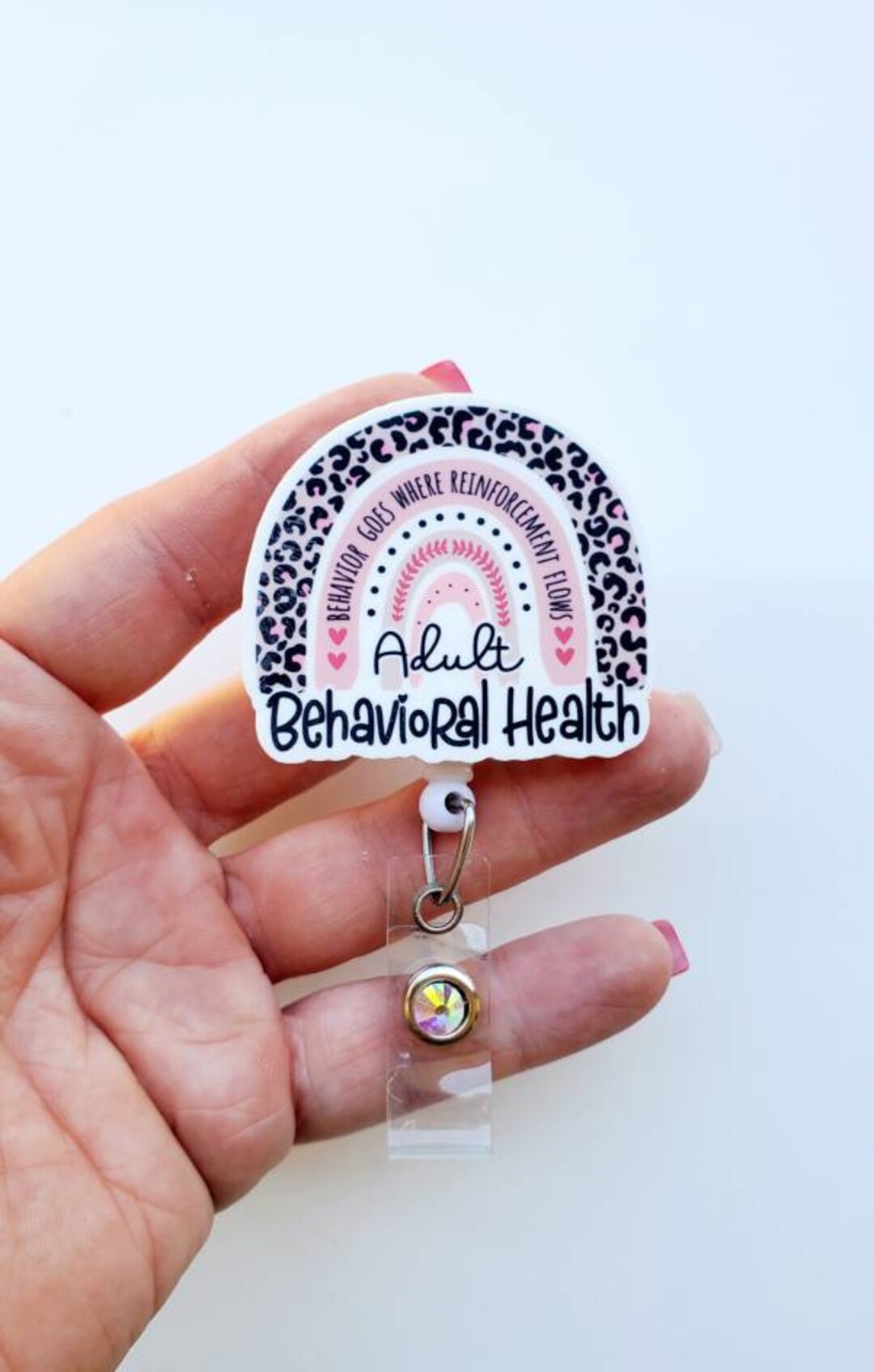 Adult Behavioral Health Badge Reel | Adult Behavioral Health Carabiner ...