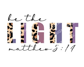 Be the Light Clip Art Mini LDS - Etsy