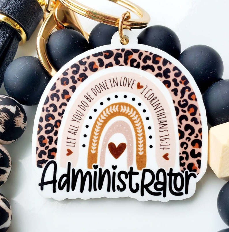 Administrator Badge Reel Gift Set Admin Wristlet - Etsy