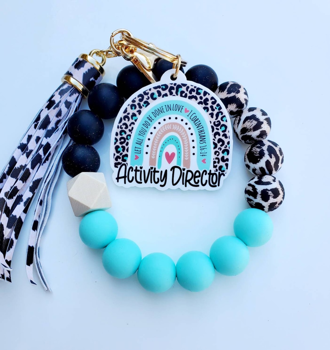Activity Director Wristlet | Activity Director Keychain Holder ...