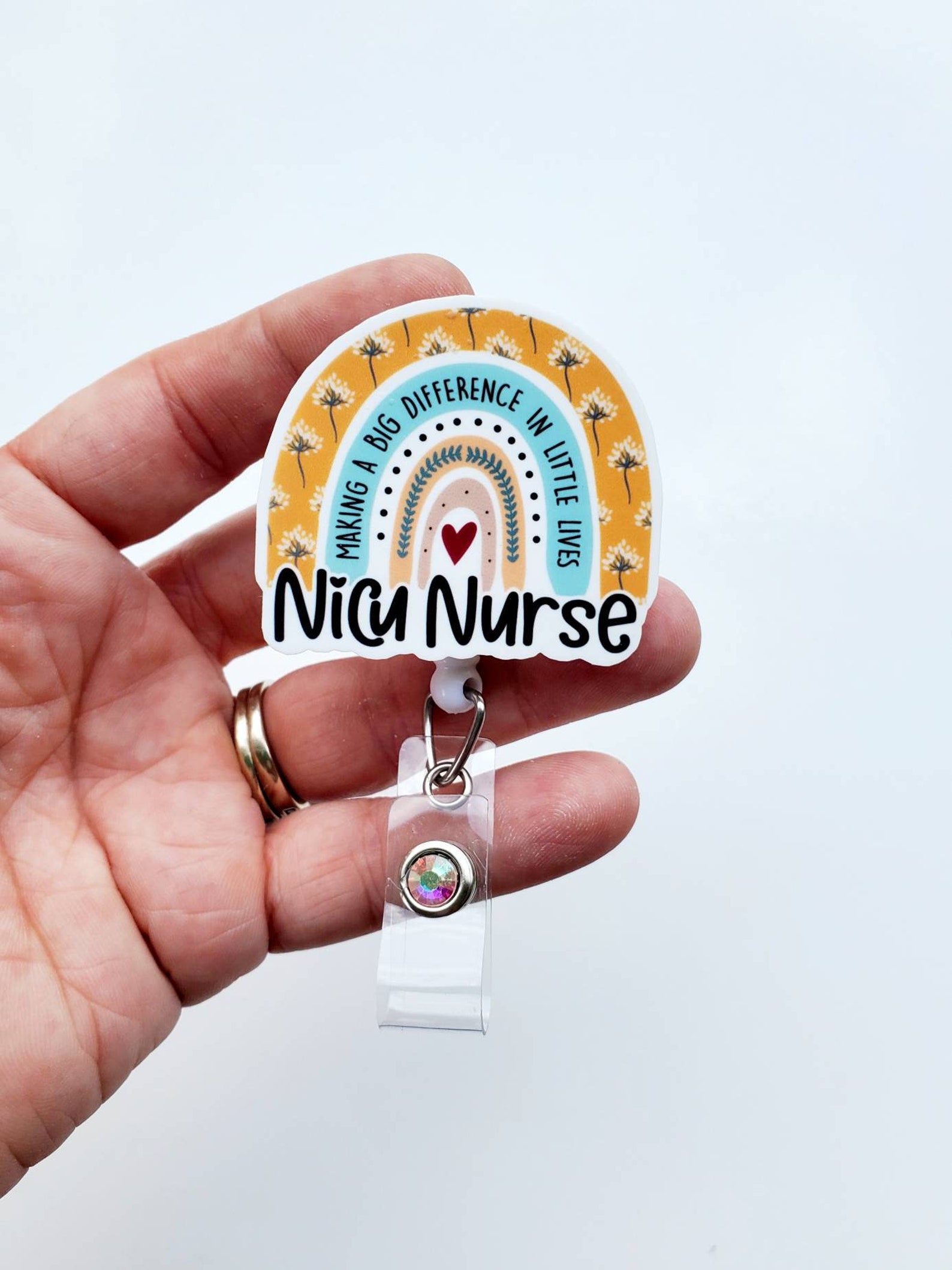 Nicu Nurse Badge Nicu Nurse Rainbow Badge Nicu Nurse Gift - Etsy